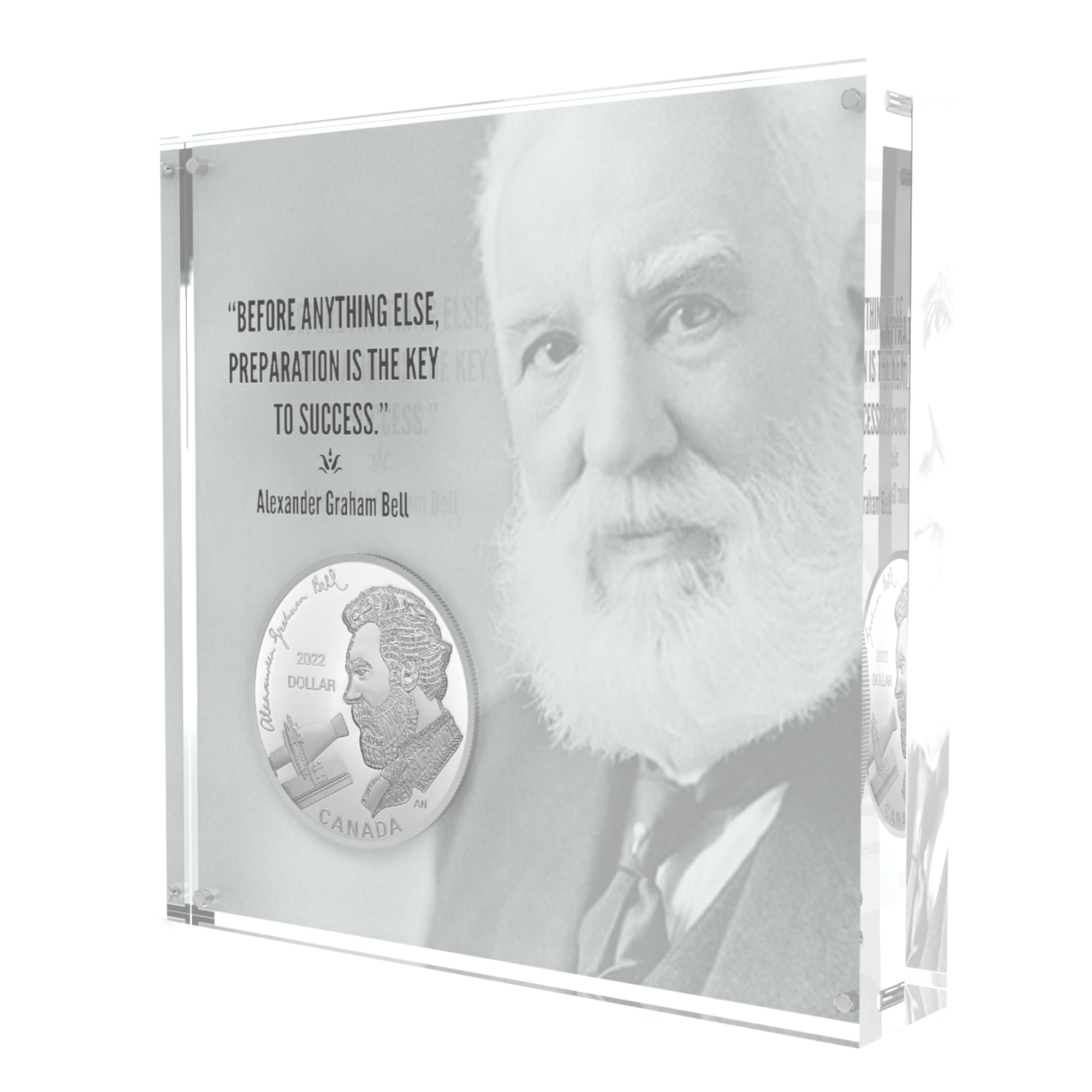 Alexander Graham Bell Coin Display — LulaRose | Acrylic Displays ...