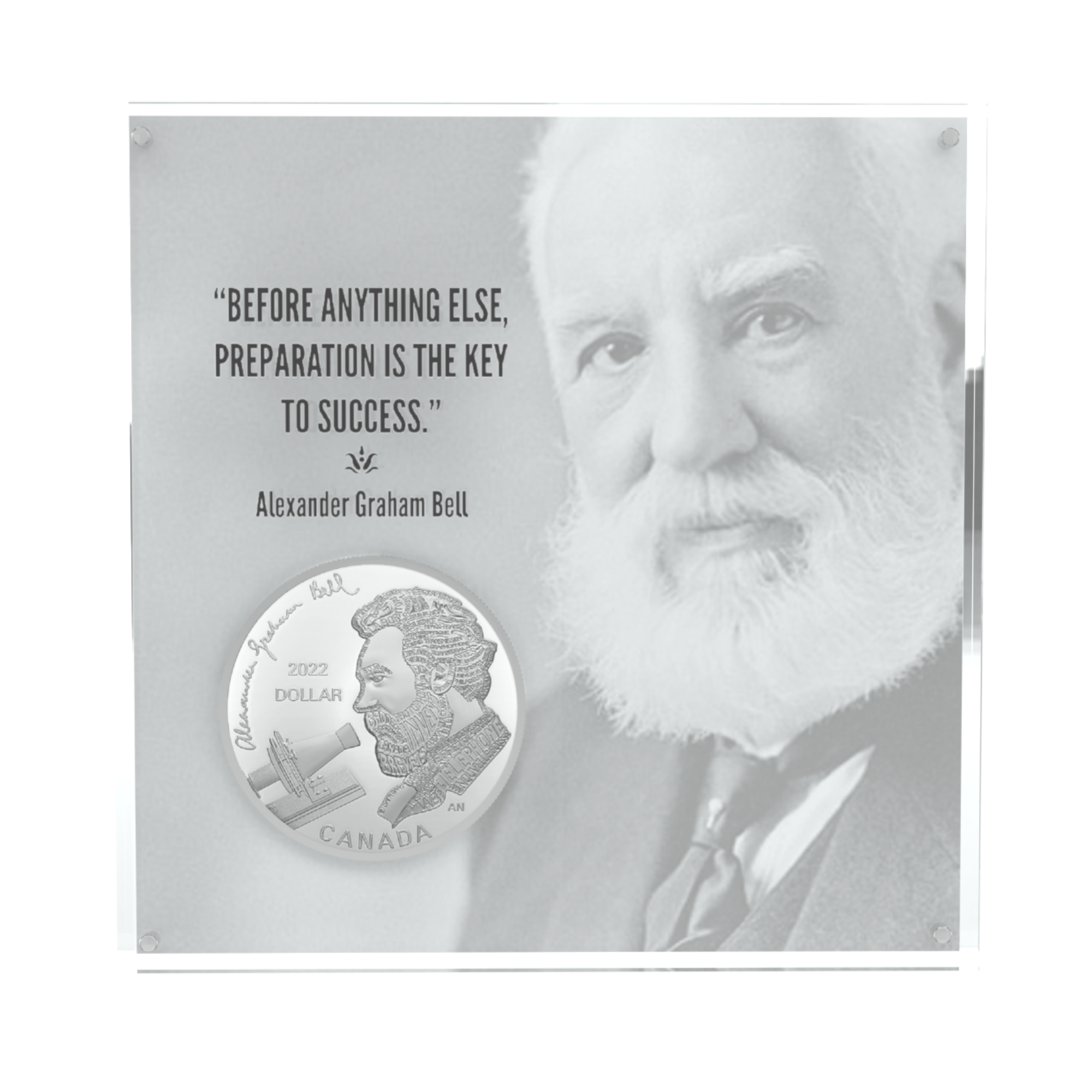 Alexander Graham Bell Coin Display — LulaRose | Acrylic Displays ...