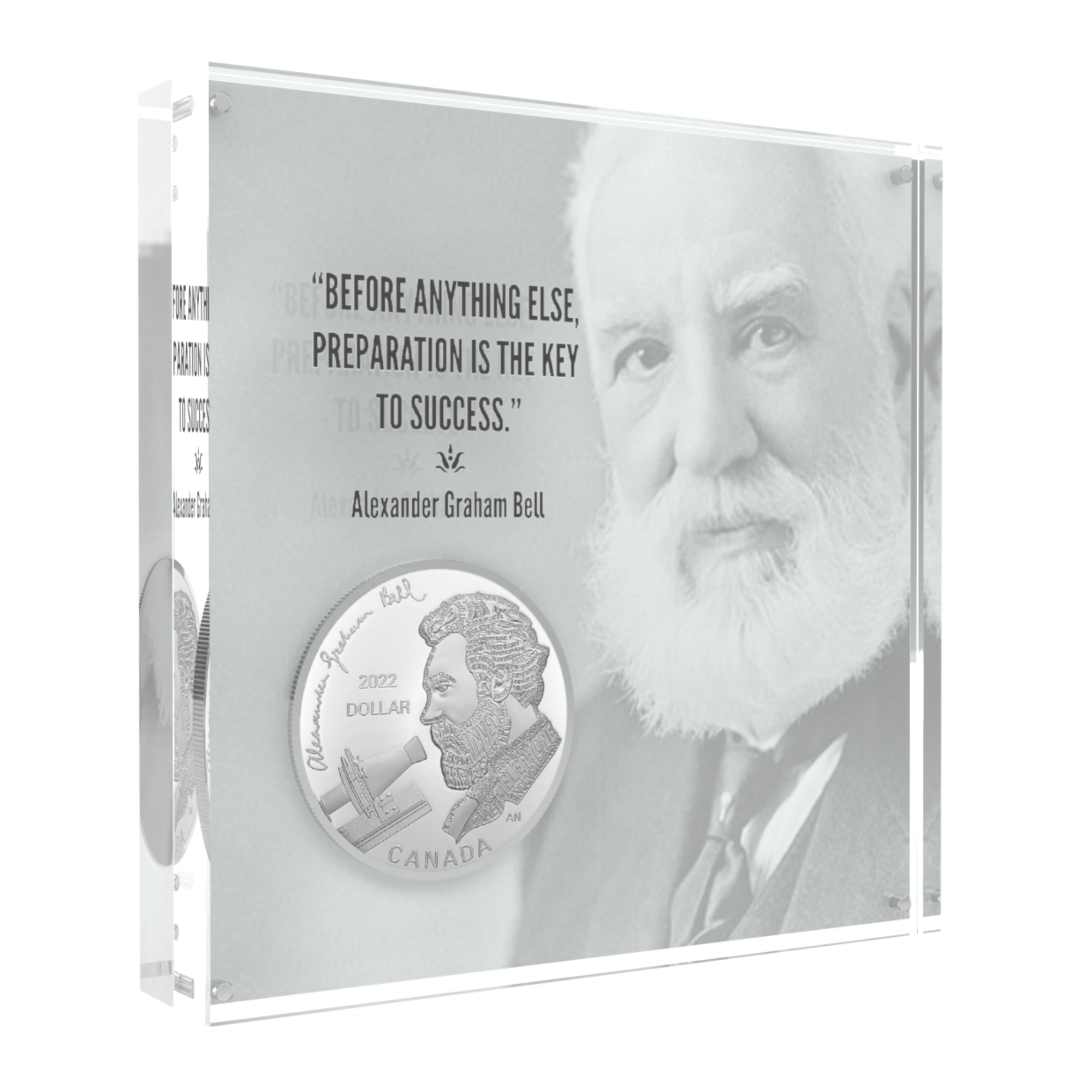Alexander Graham Bell Coin Display — LulaRose | Acrylic Displays ...