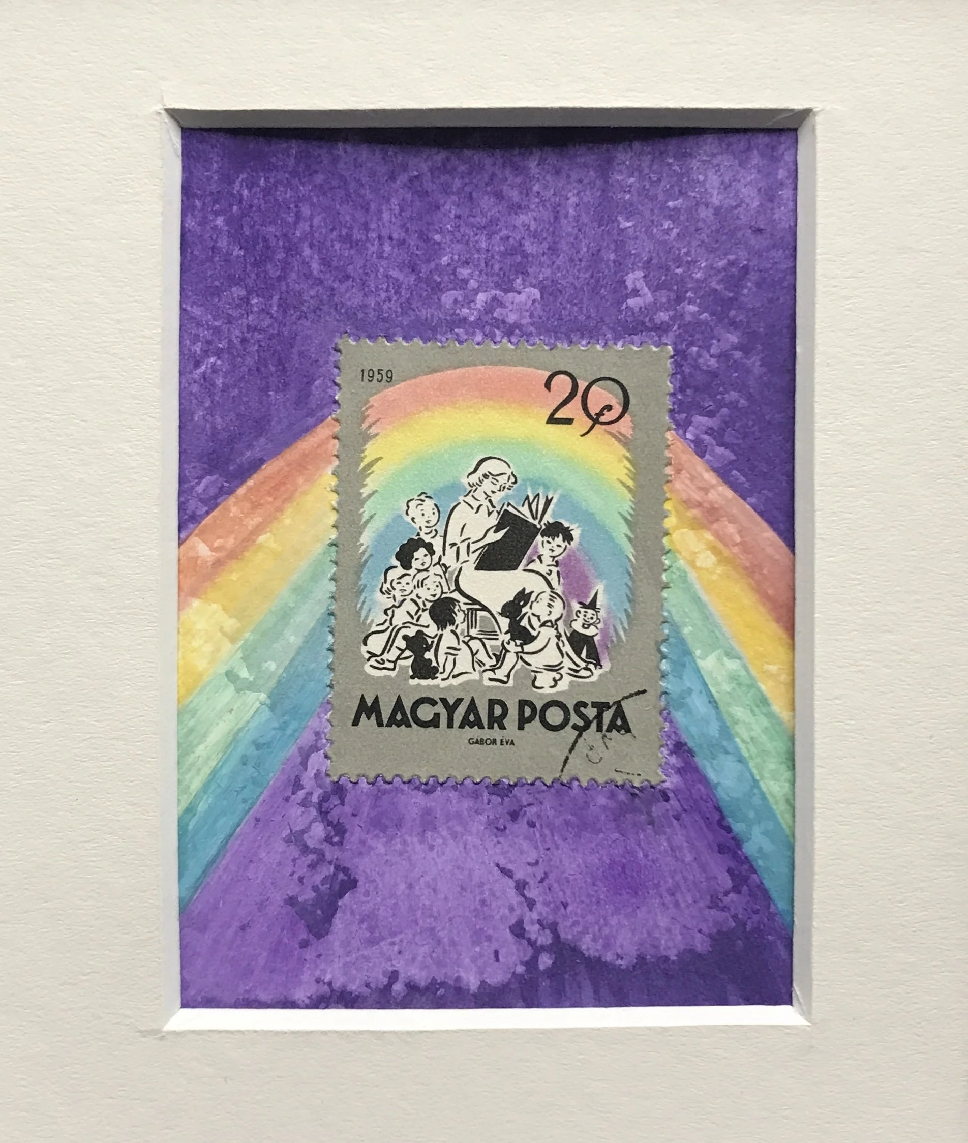 Unique and Original Postage Stamp Paintings and art gifts