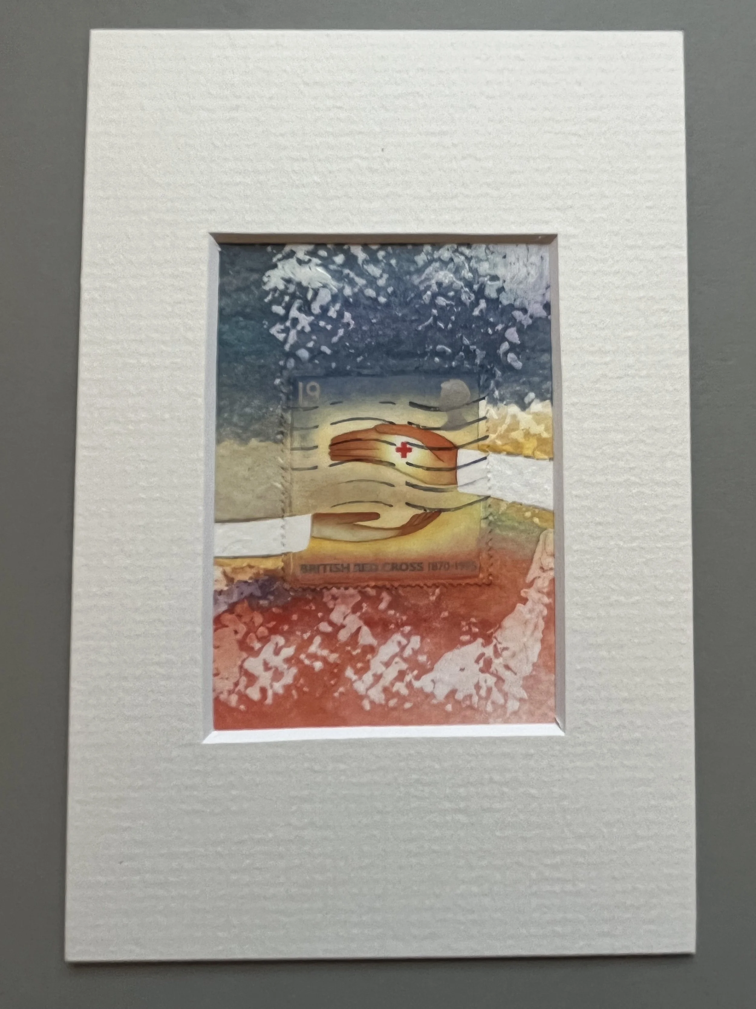 Unique and Original Postage Stamp Paintings and art gifts