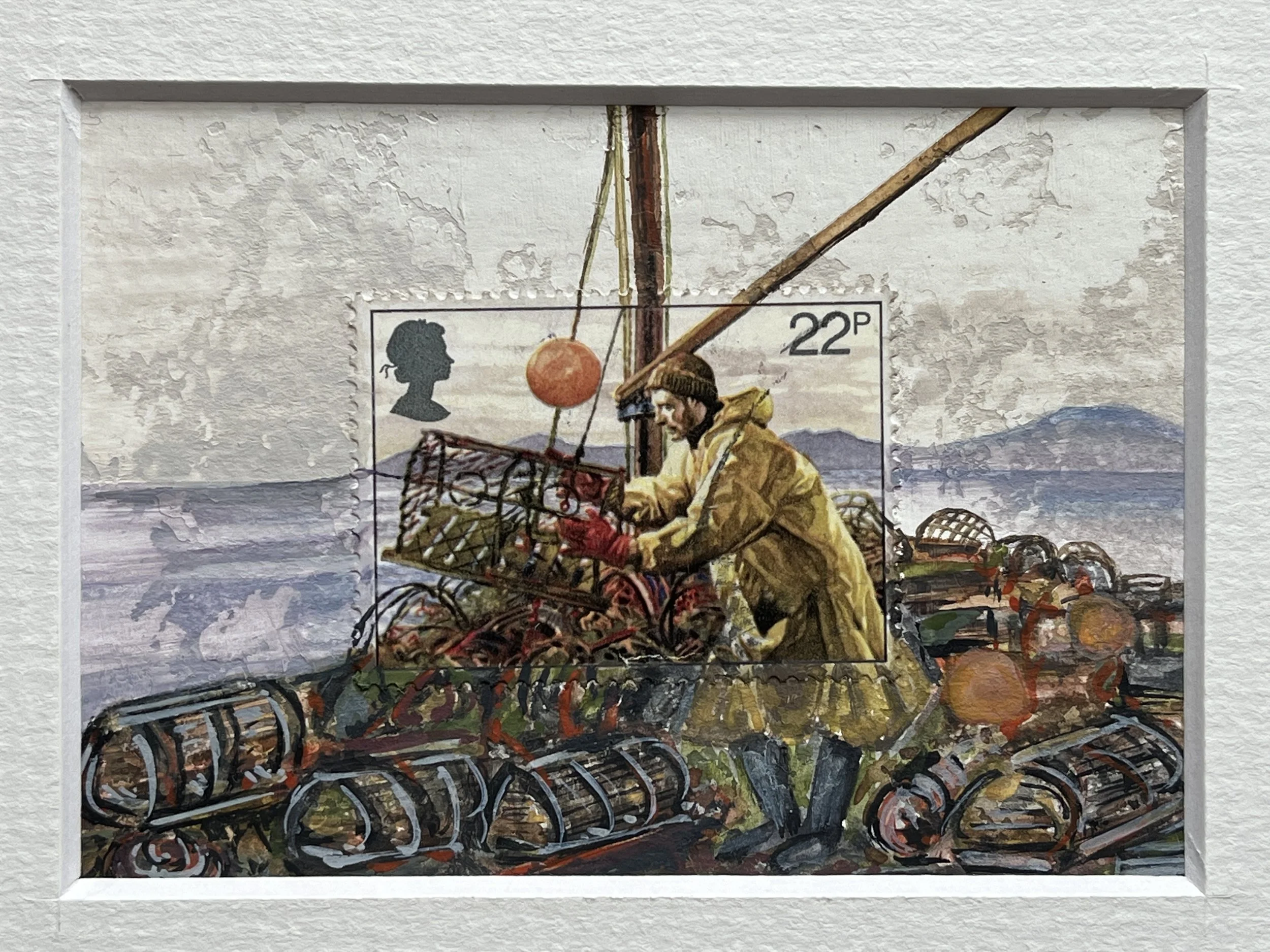 Unique and Original Postage Stamp Paintings and art gifts