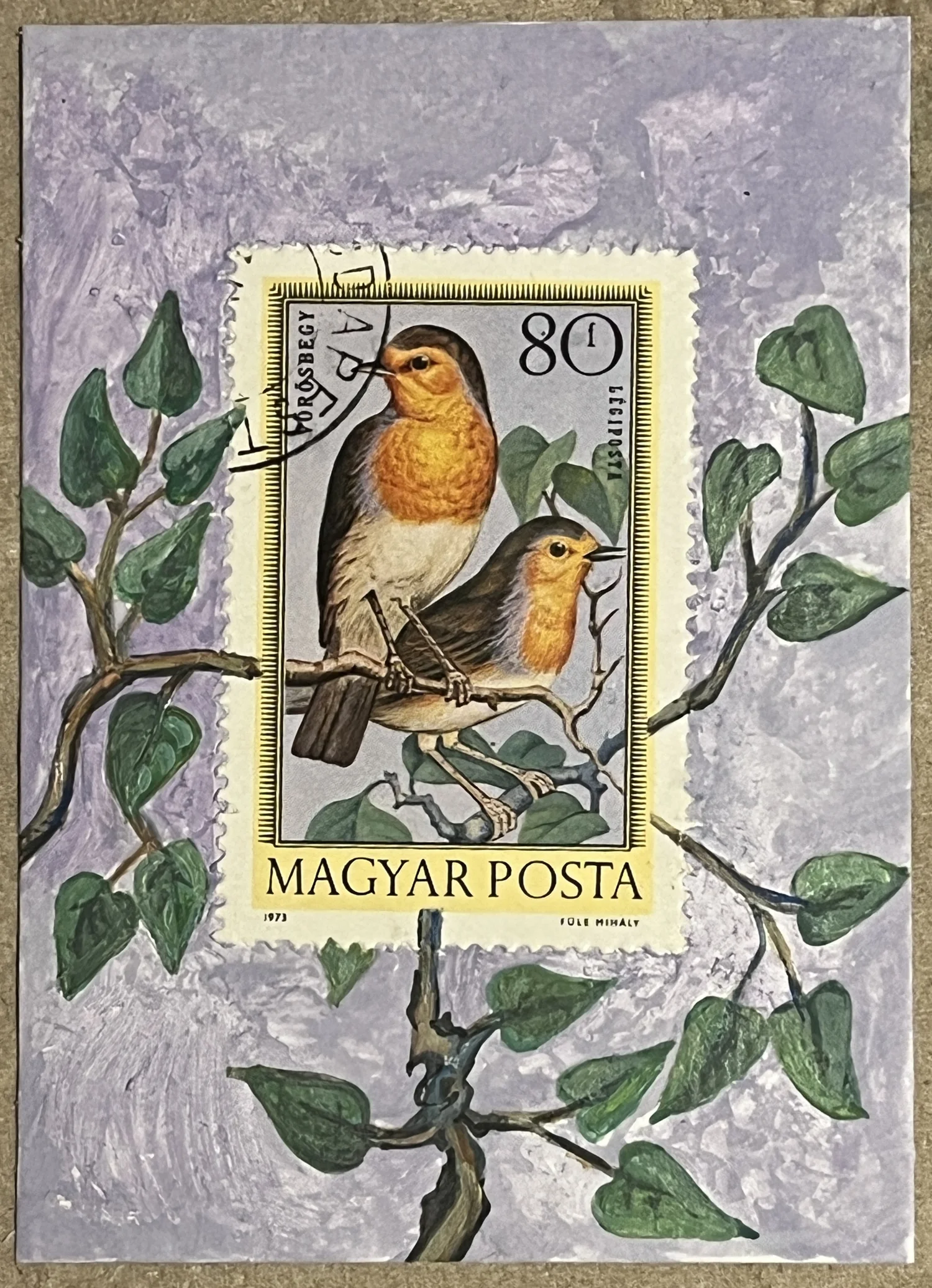 Store 2 Postage Stamp Art Originals by Tonia Jillings Artist