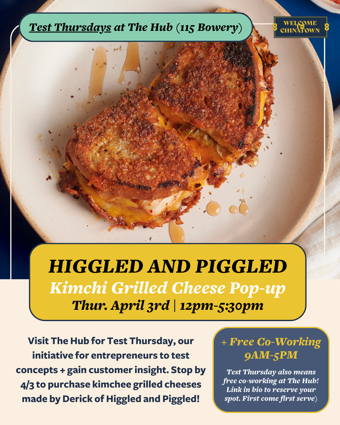 Kimchi Grilled Cheese Pop-up (with higgled and piggled) — Welcome to ...