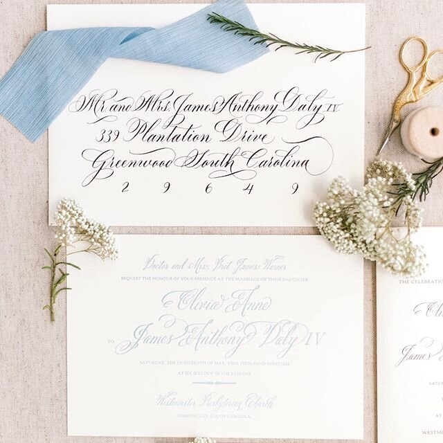 WEDDING INVITATIONS — Cotton and Cursive