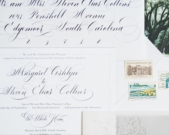 WEDDING INVITATIONS — Cotton and Cursive