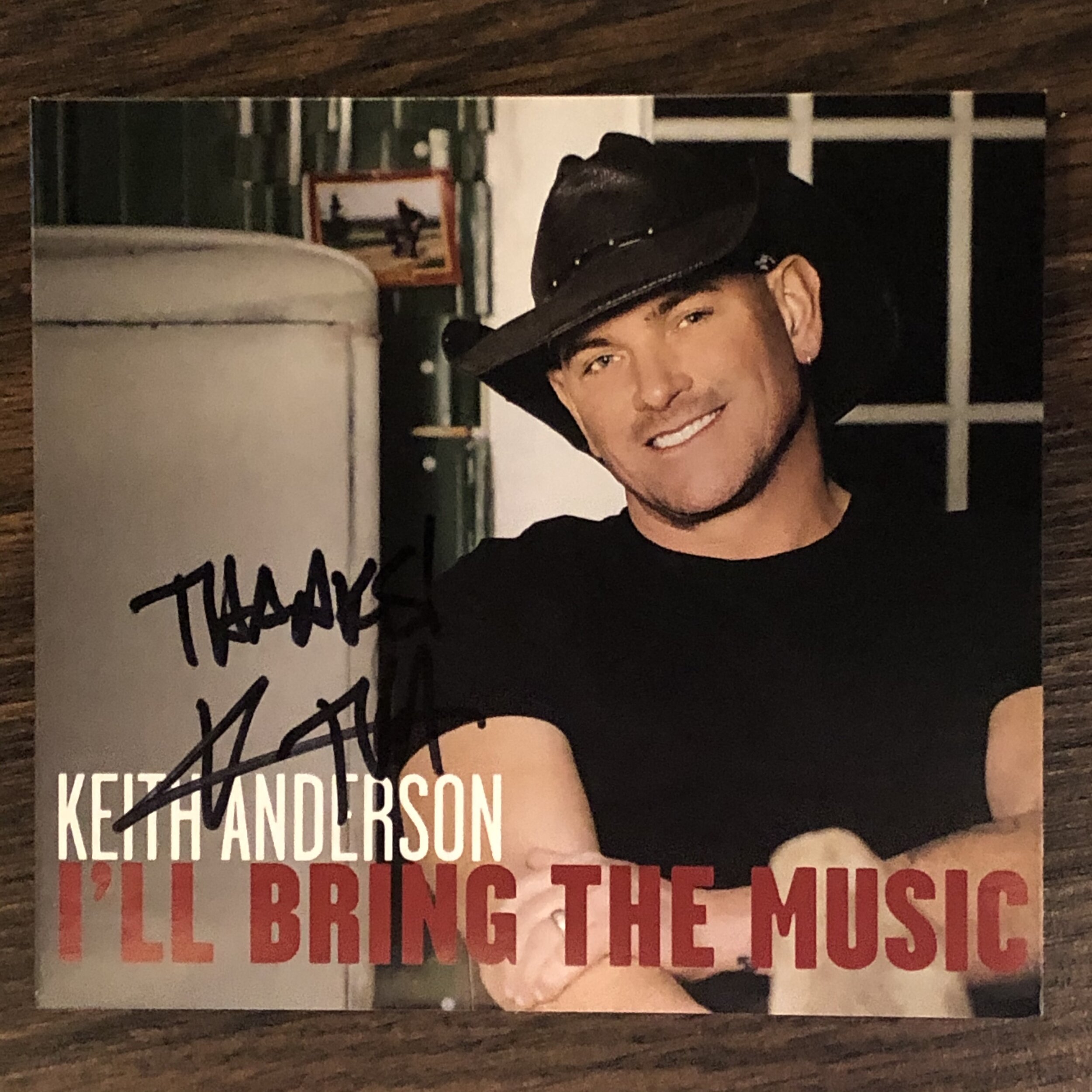 Kieth Anderson Signed I'll Bring the Music CD — Keith Anderson