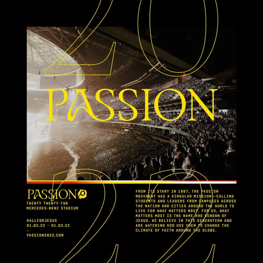 Passion Conference 2022 Schedule
