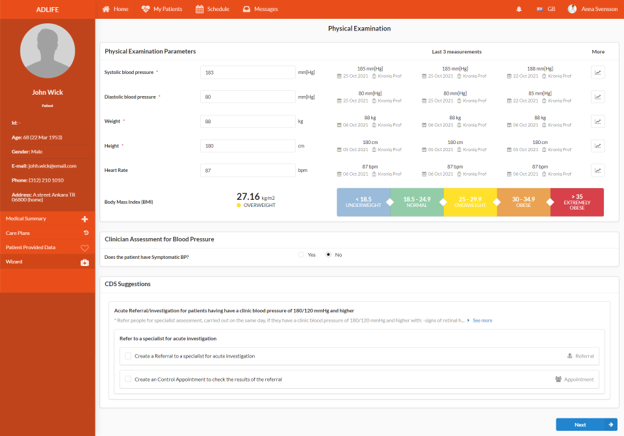Personalised Care Plan Management Platform — ADLIFE Project