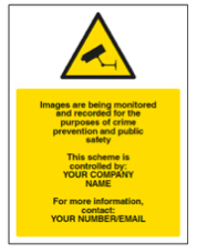 A guide to CCTV signage in the UK - business & domestic CCTV sign law ...