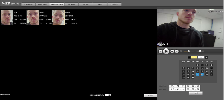 How to set up and operate Face search - Dahua — SmartCamera.