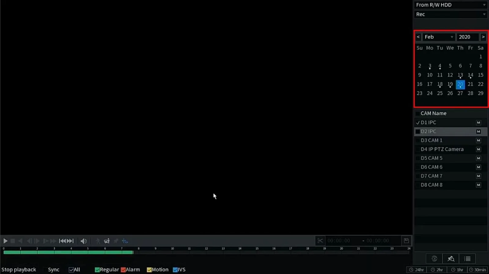 How to playback video on a CCTV on Dahua recorder — SmartCamera.
