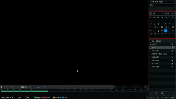 How to playback video on a CCTV on Dahua recorder — SmartCamera.
