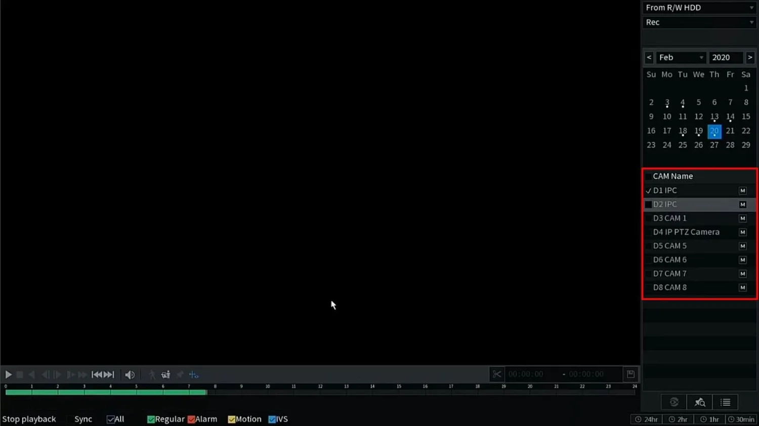 How to playback video on a CCTV on Dahua recorder — SmartCamera.