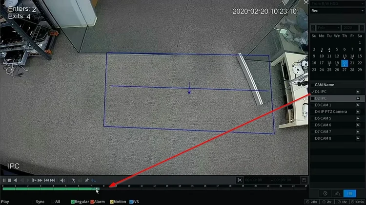 How to playback video on a CCTV on Dahua recorder — SmartCamera.