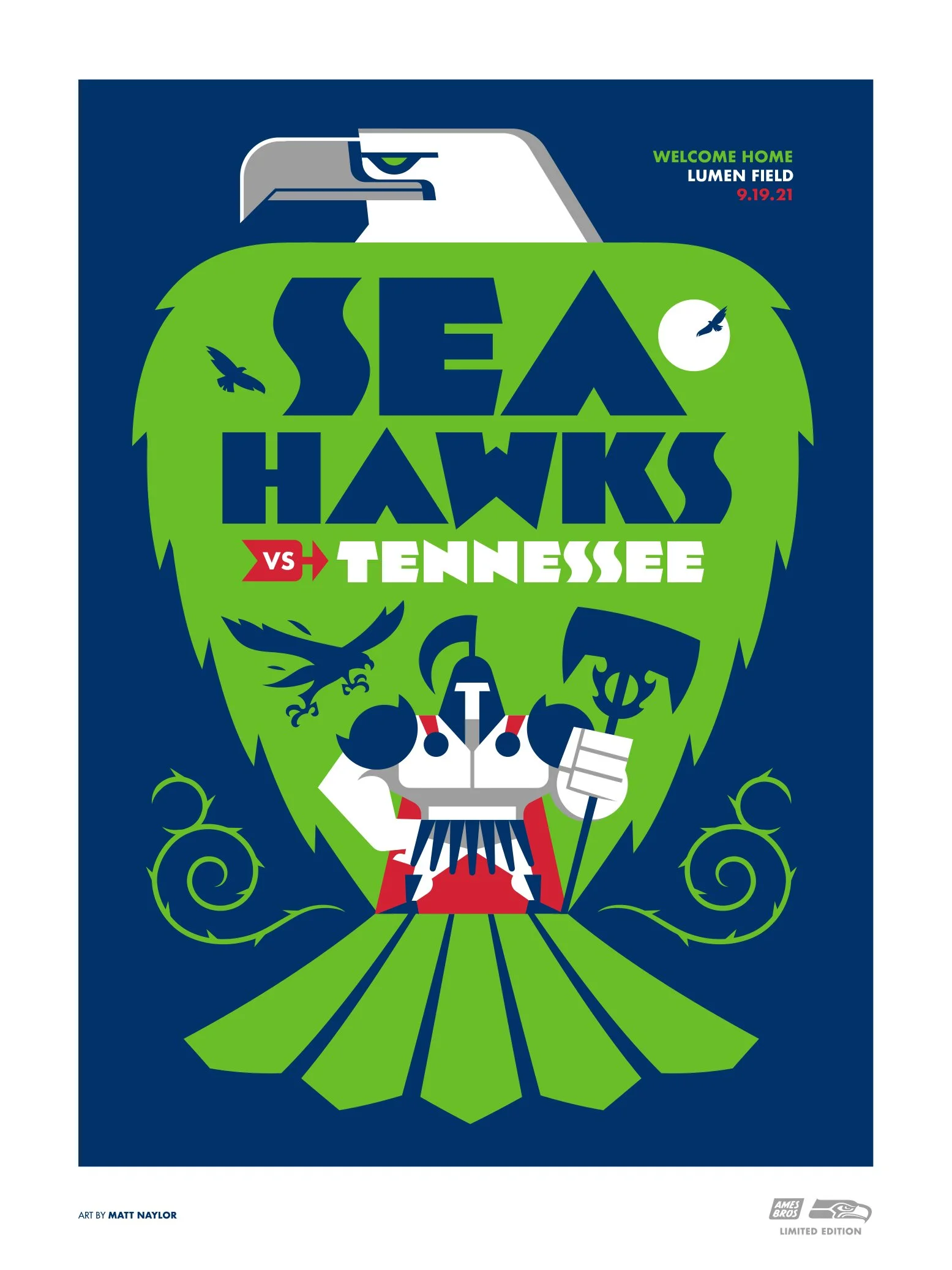 Seahawks Game Day Posters — Matt Naylor