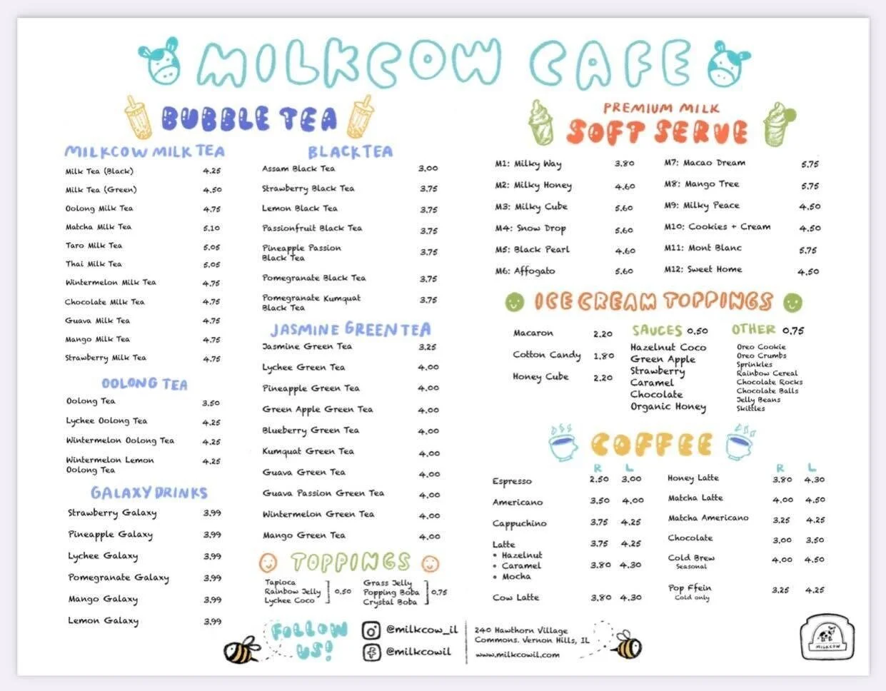 Services 3 — MILKCOW Cafe