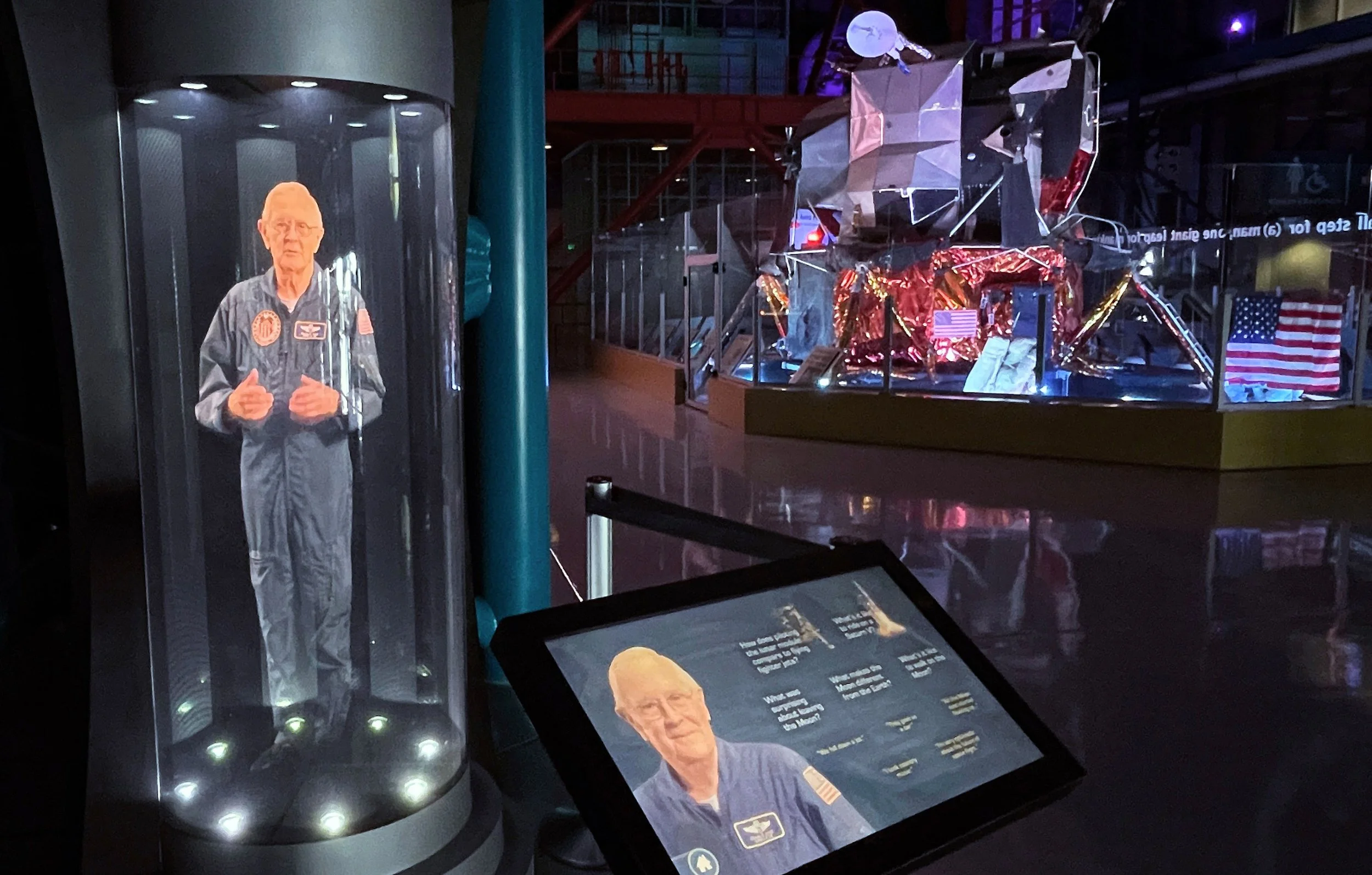 Apollo Hologram Exhibit Reopens — Exhibitry - Engaging Interactive ...