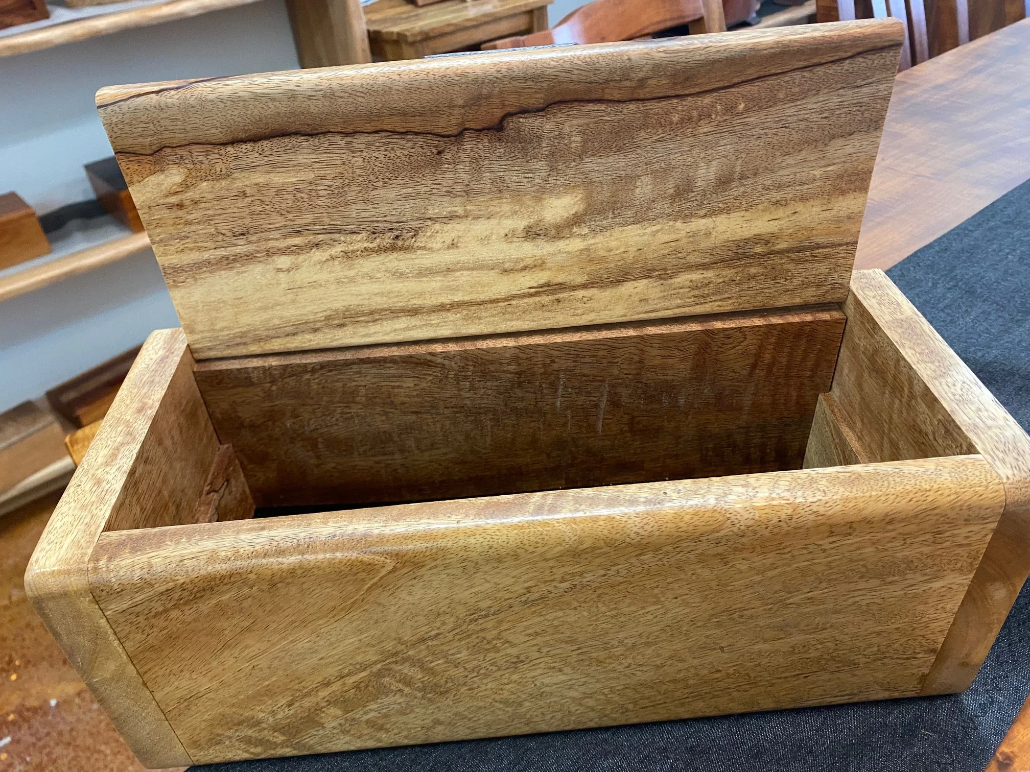 Koa and Mango Boxes with sliding lids — RK Woods Crafted in Hawaii