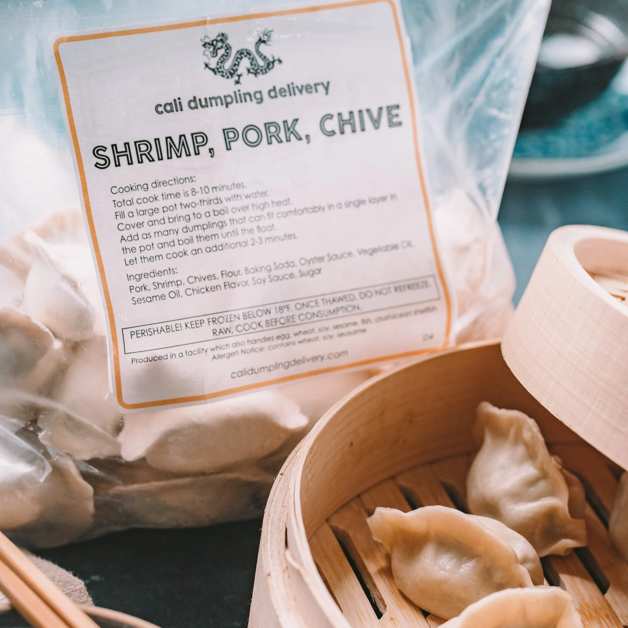 Menu — cali dumpling delivery