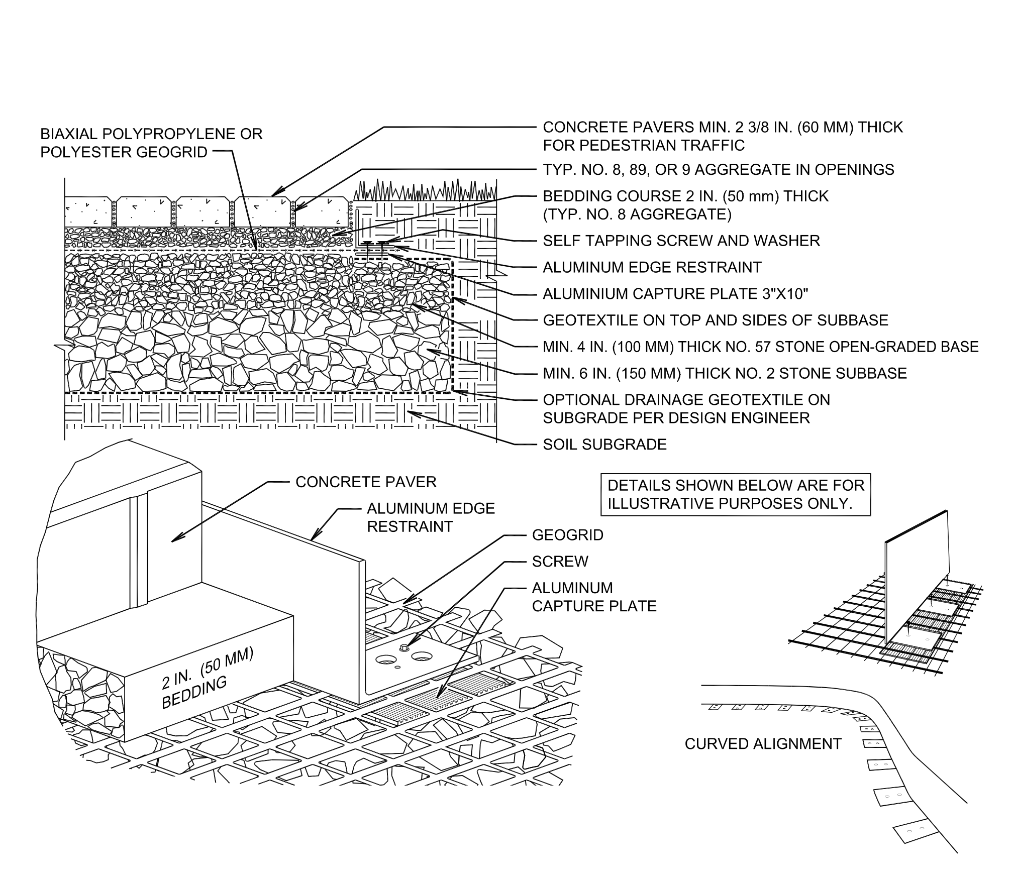 Permeable Interlocking Concrete Pavement Drawings Icpi