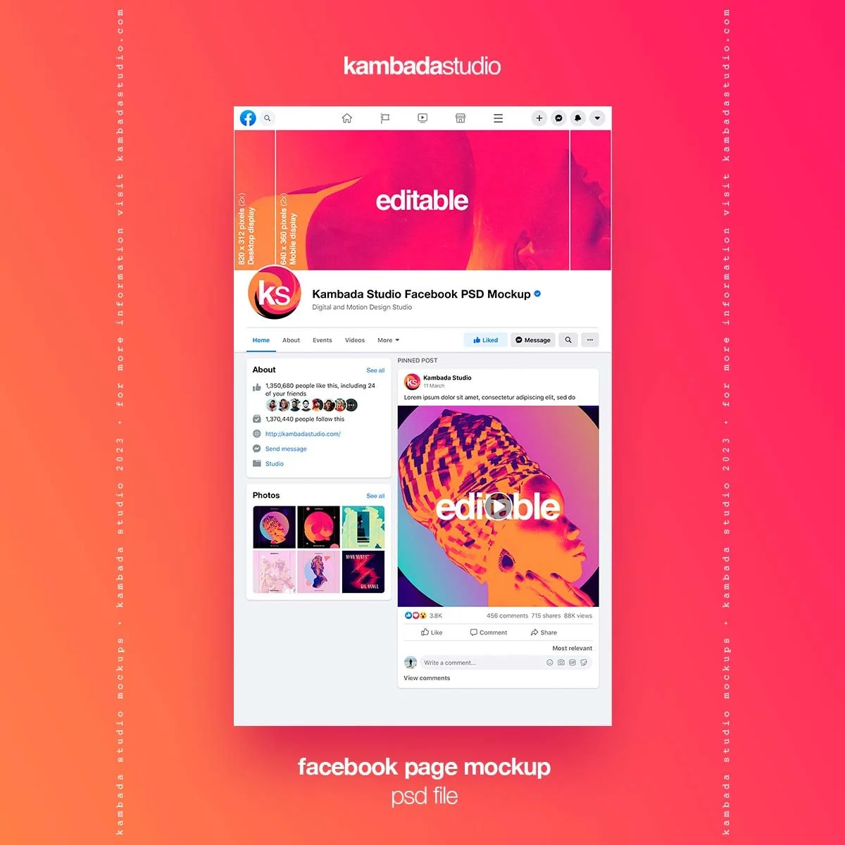 Facebook Stories - PSD Mockup — Kambada Studio