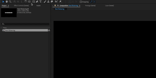 Tutorial: Text flicker in After Effects (Free AEP File) — Kambada Studio