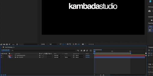 Tutorial: Text flicker in After Effects (Free AEP File) — Kambada Studio