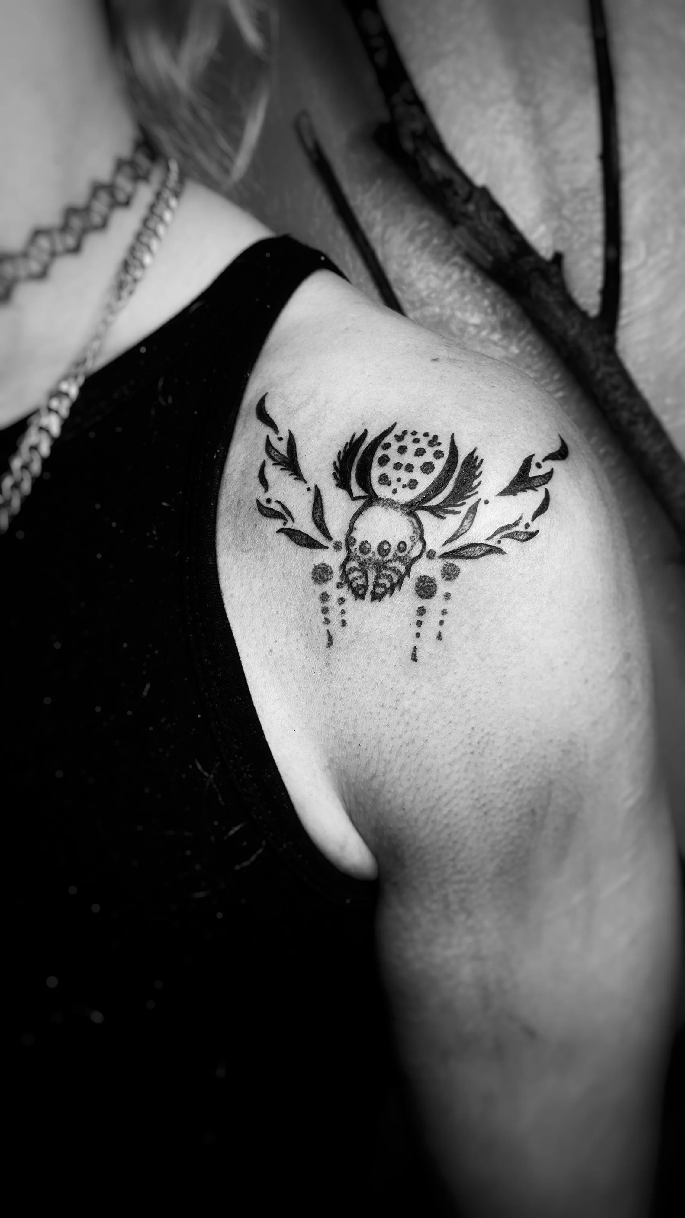 Krystal Bell Tattoo. Portland Tattoos. Hand Poke + Machine