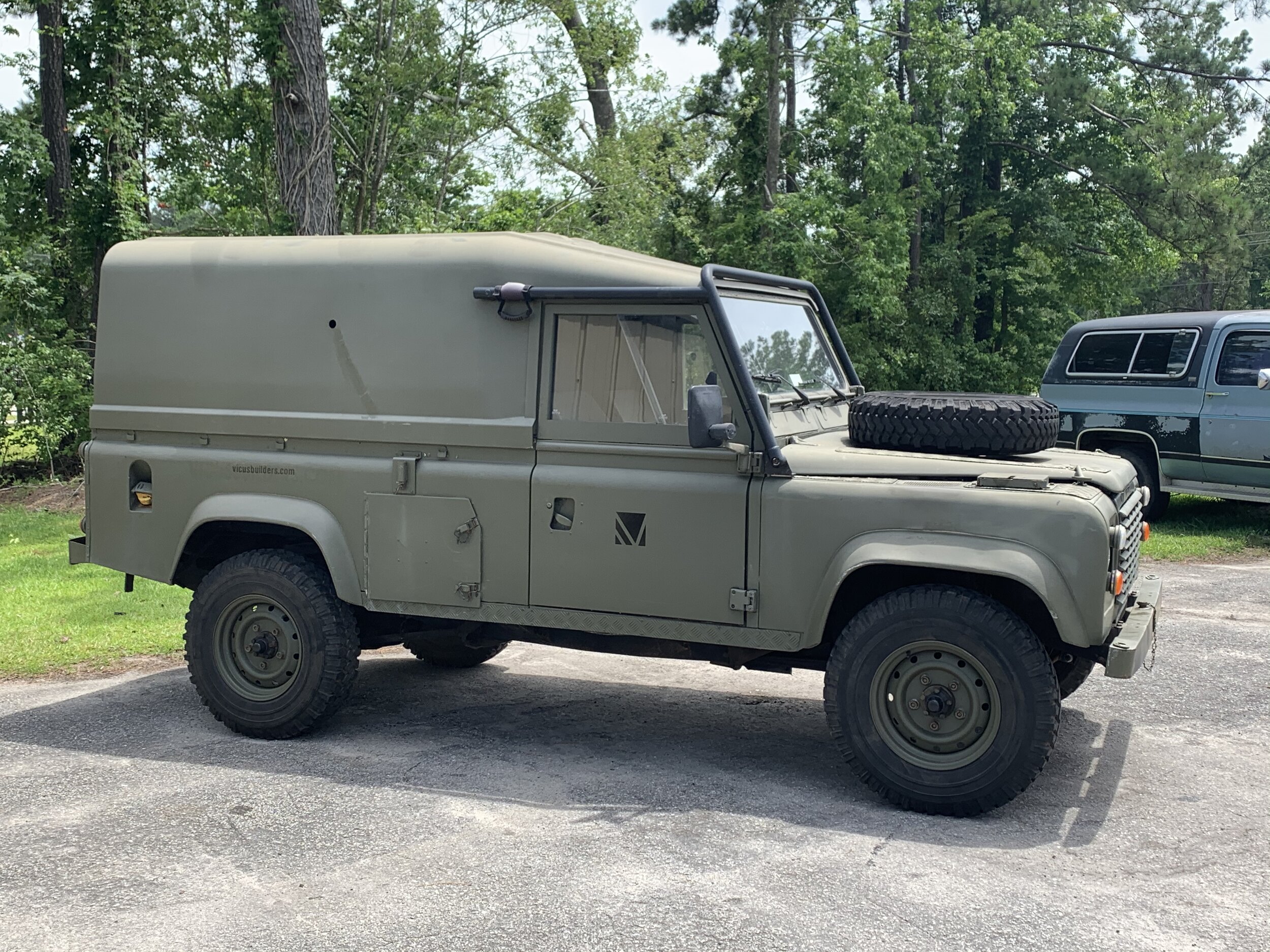 Military Land Rover Jeeps