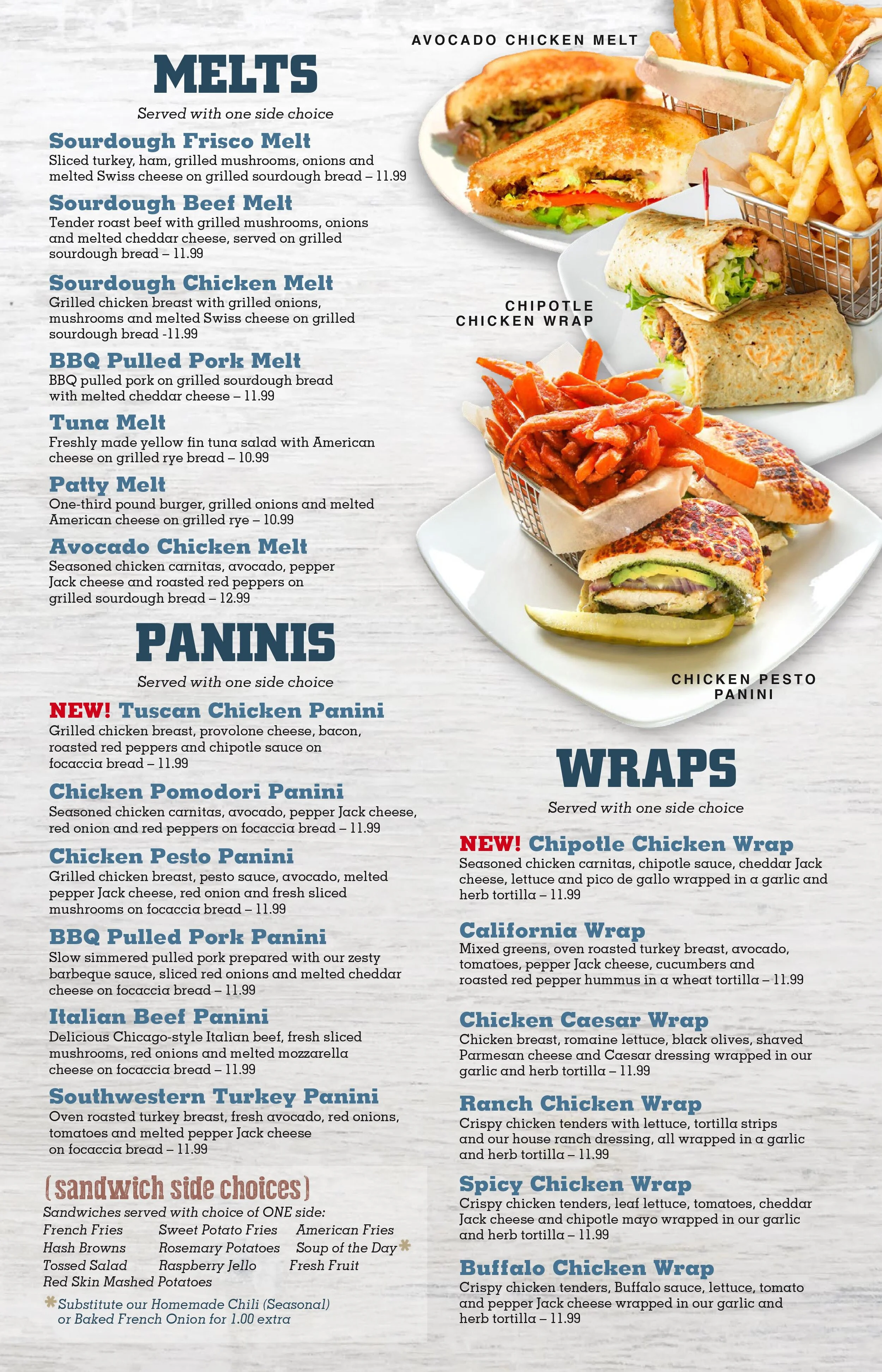 Menu — Jessica's Restaurant