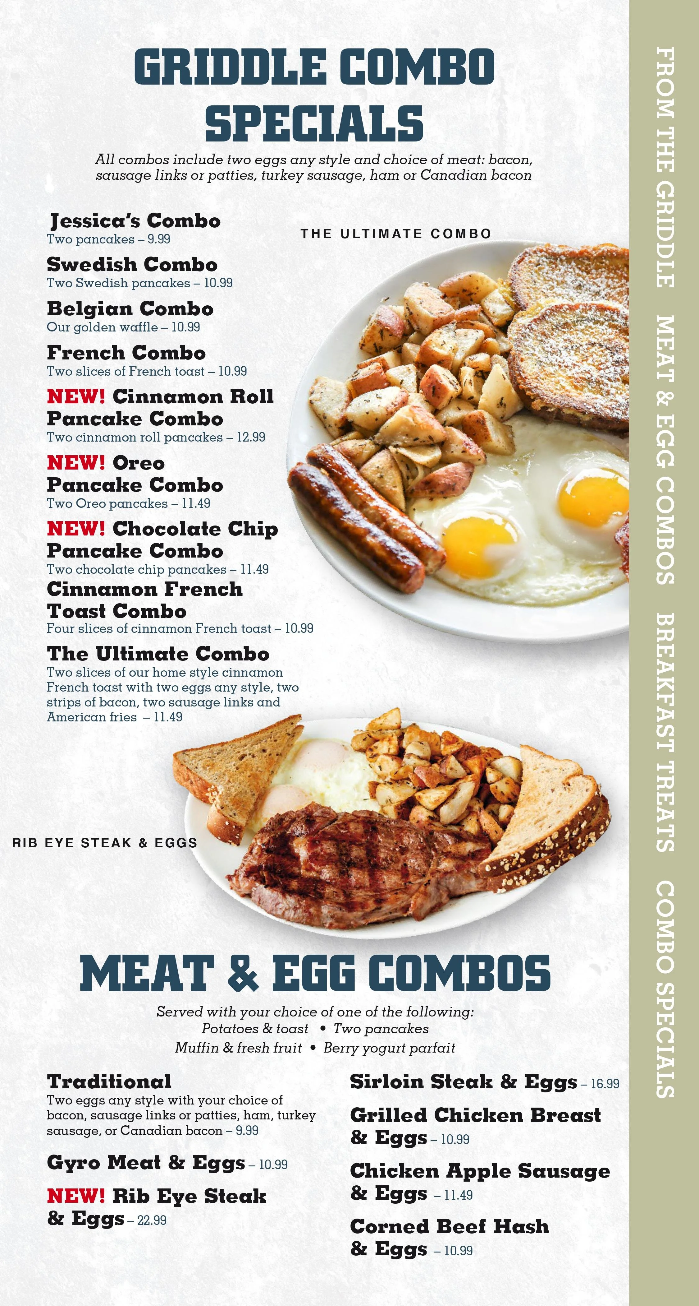 Menu — Jessica's Restaurant