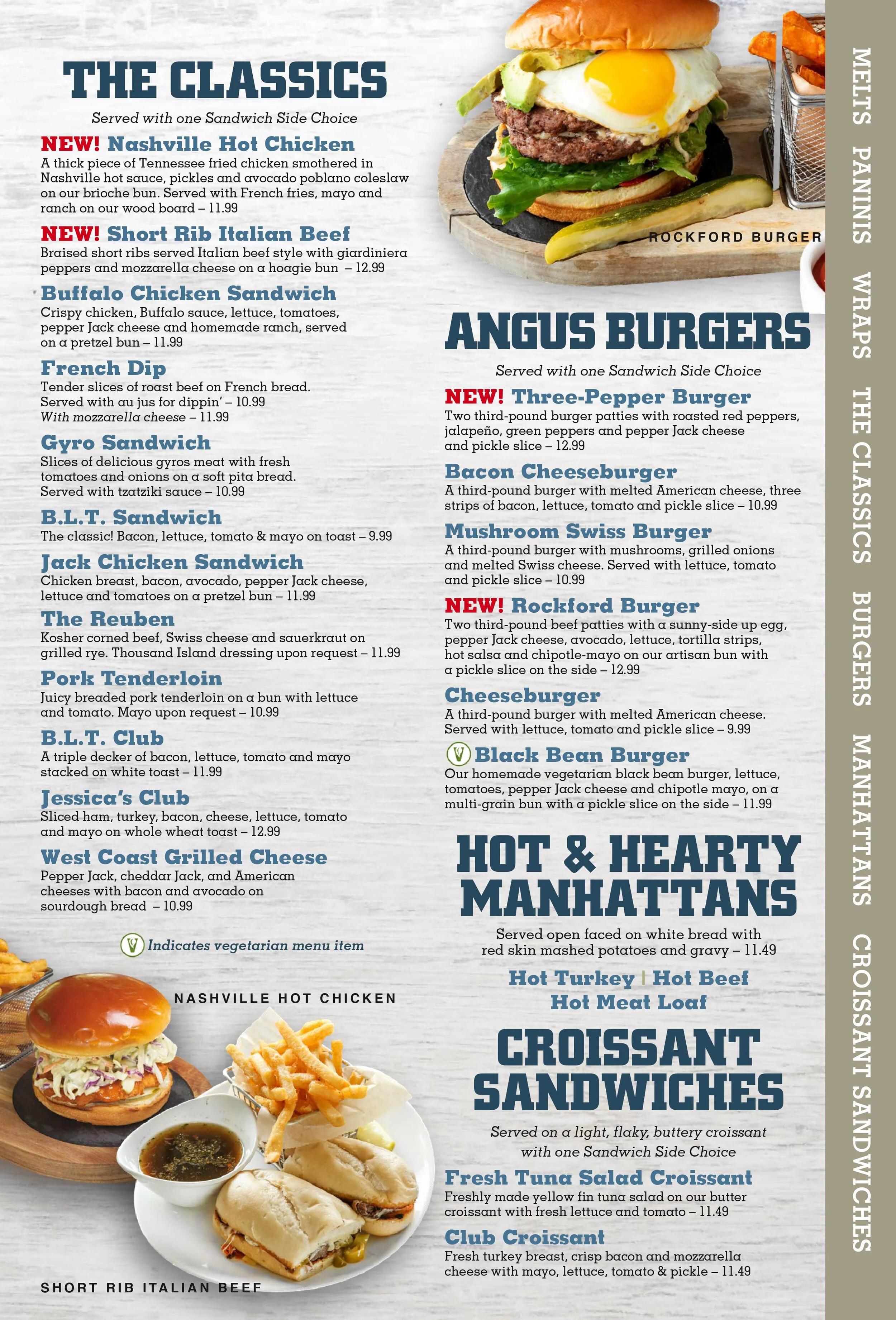 Menu — Jessica's Restaurant