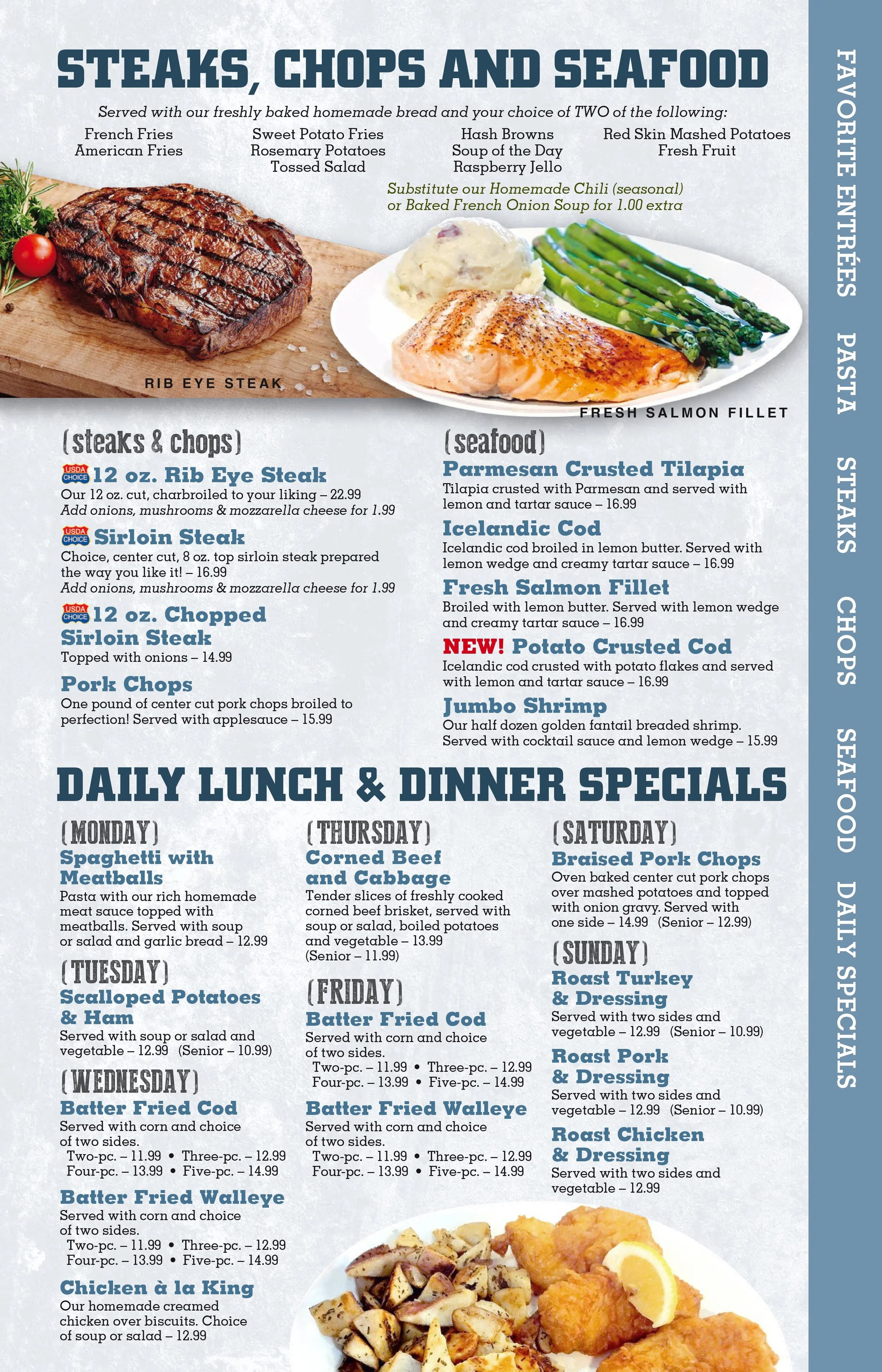 Menu — Jessica's Restaurant