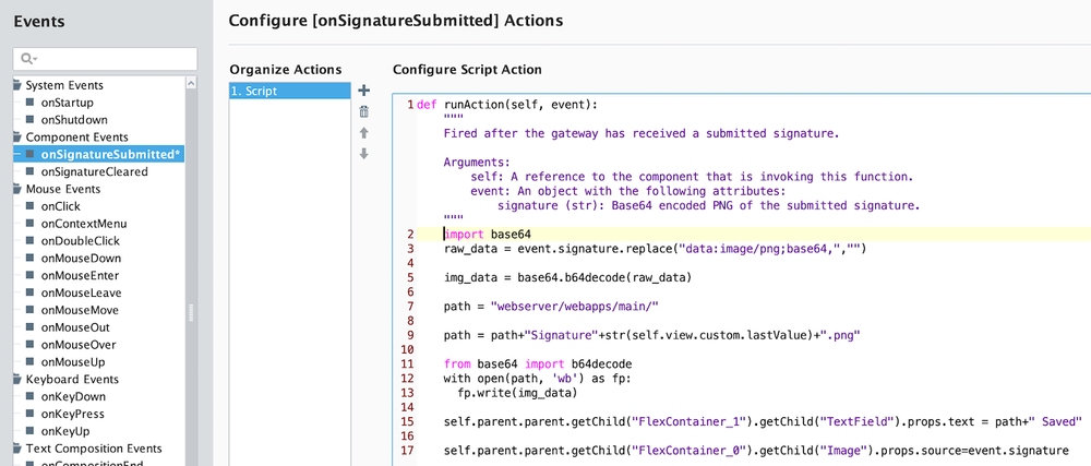 Ignition Perspective Signature Component | Corso Systems