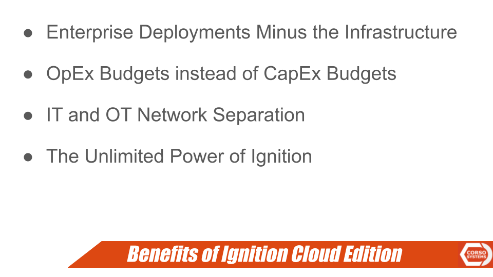 Ignition Cloud Edition Made Easy | Corso Systems