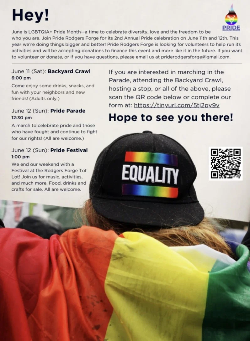 Community Corner: Pride Events — Rodgers Forge Community Association