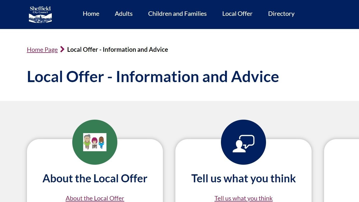 Local Offer — Sheffield SENDIAS