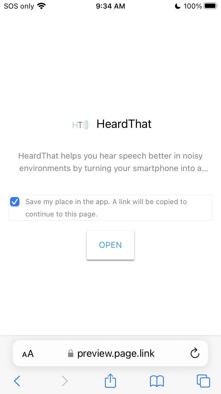 Getting started | First steps for using the HeardThat App | HeardThat