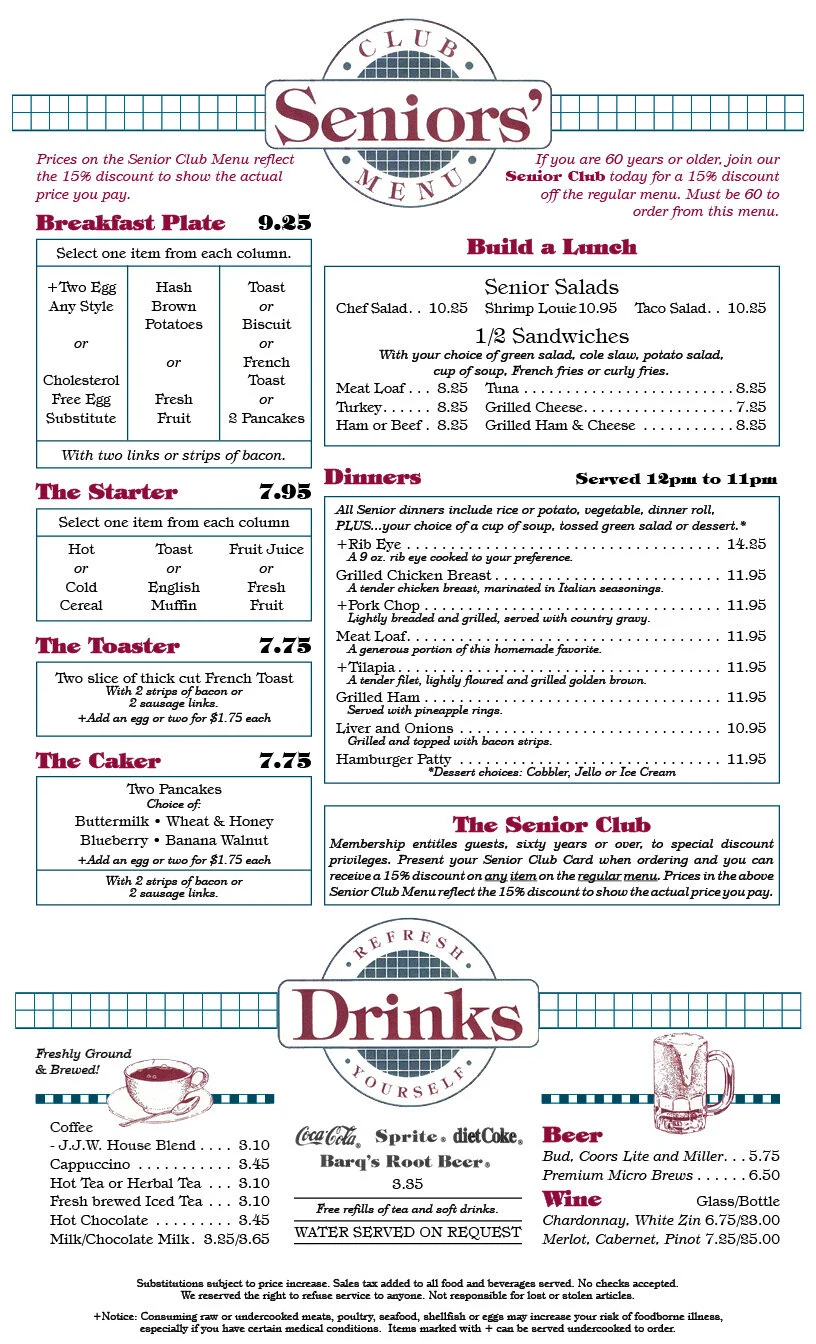 Menu — Jeffery's of Santa Cruz