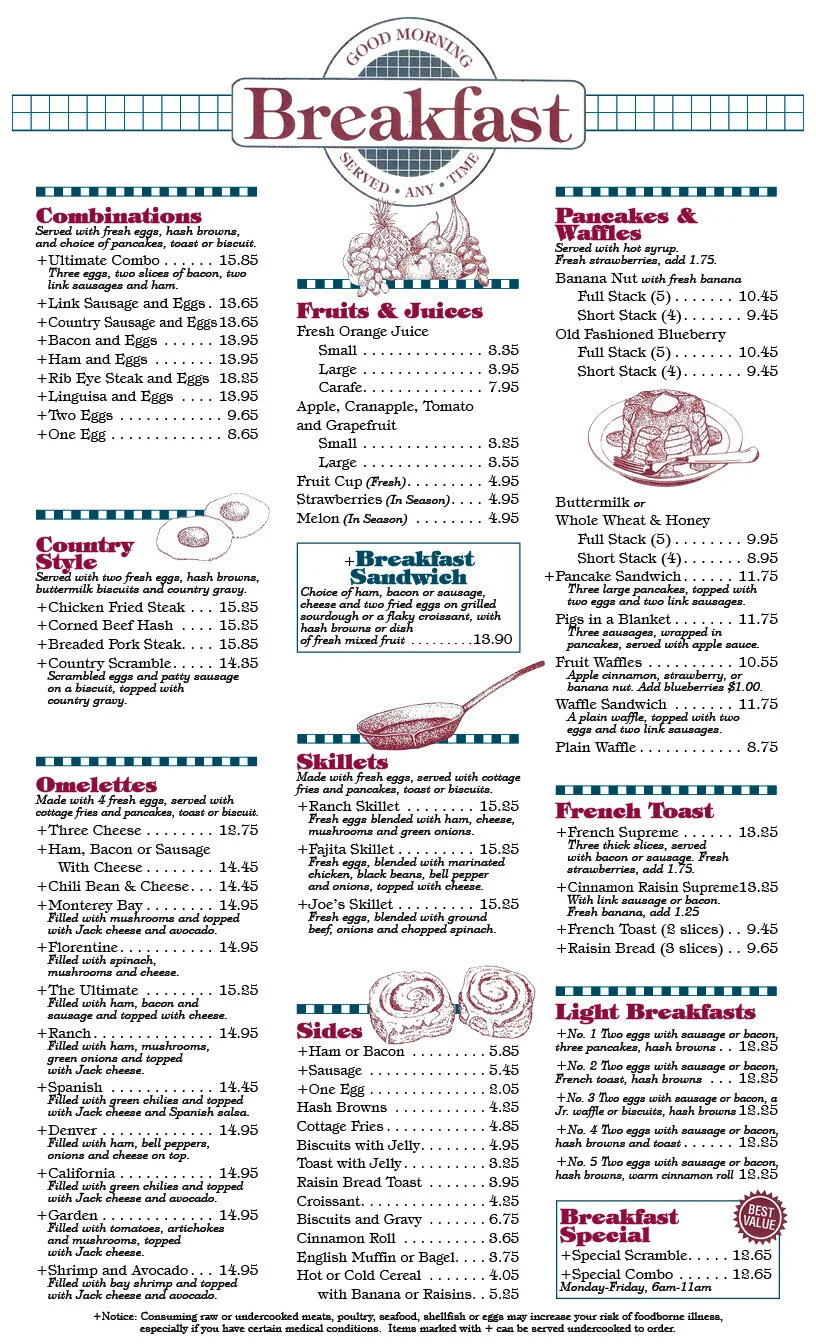 Menu — Jeffery's of Santa Cruz