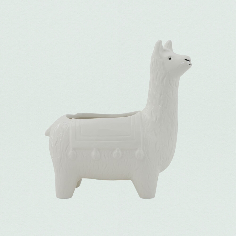 Llama Ceramic Planter — The Bungalow on 2nd