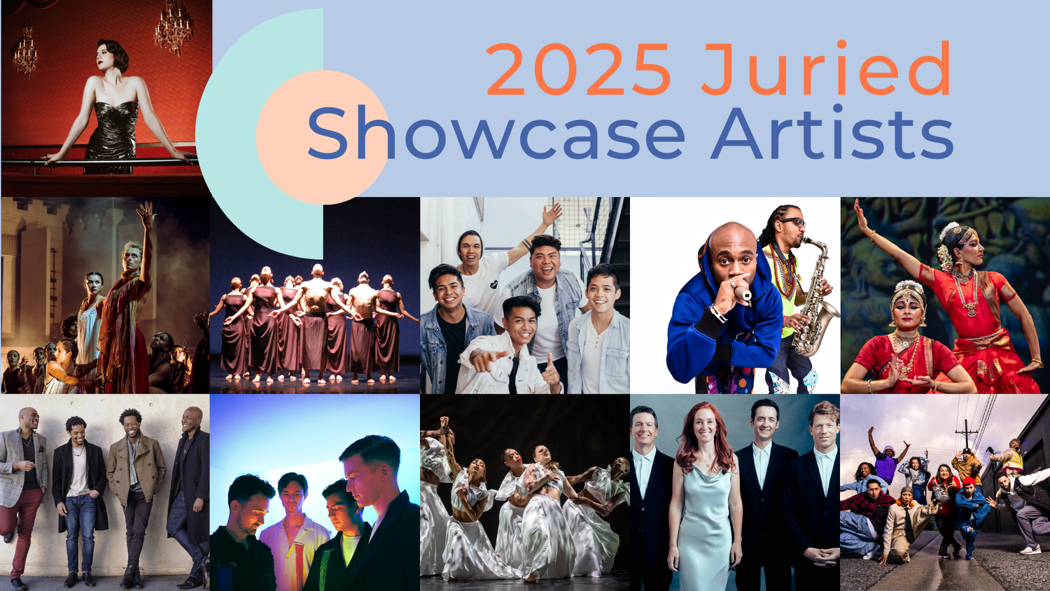 The 2025 Juried Showcase Lineup — Western Arts Alliance