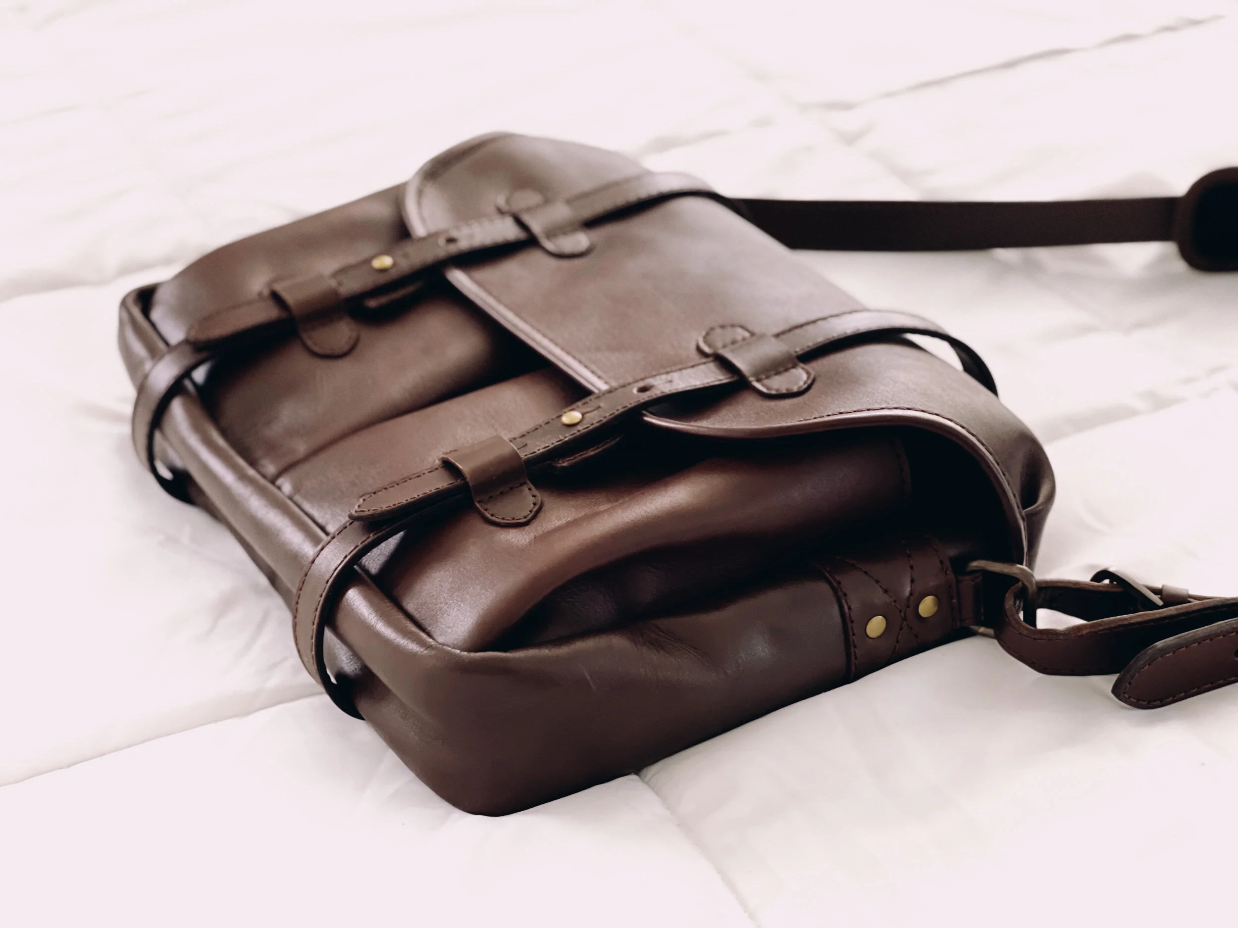 First impression on the Cravar F.C. 13 Leather Messenger Bag
