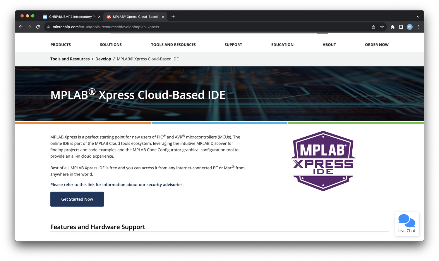 Getting started with Microchip's MPLAB Xpress cloud IDE – tutorials for creating a new project ...