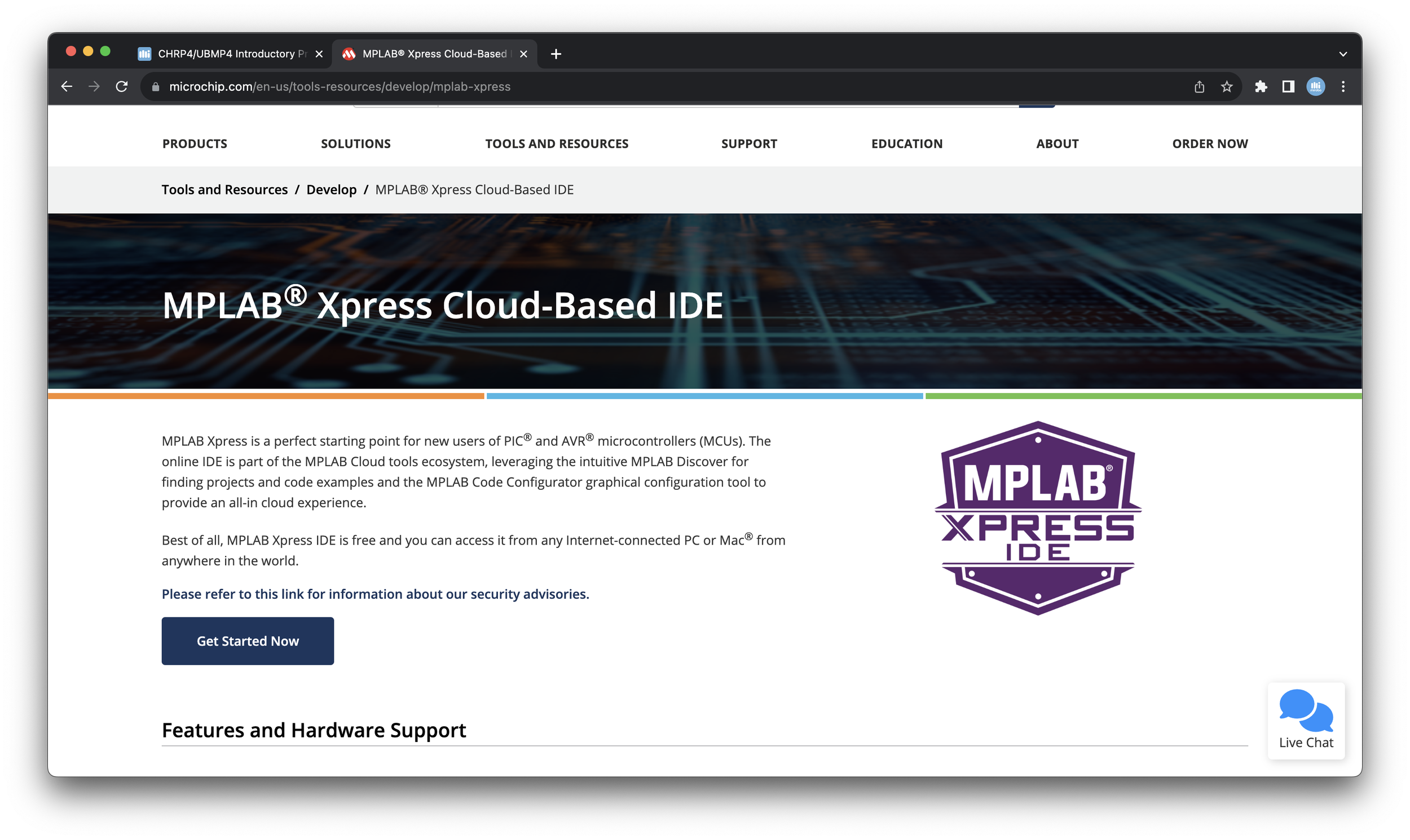 Getting started with Microchip's MPLAB Xpress cloud IDE – tutorials for creating a new project ...