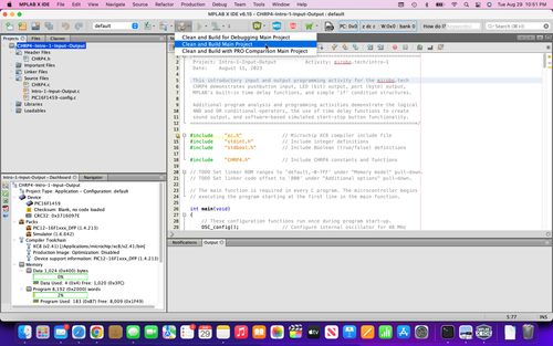 Getting started with Microchip's MPLAB X IDE – tutorials for creating a ...