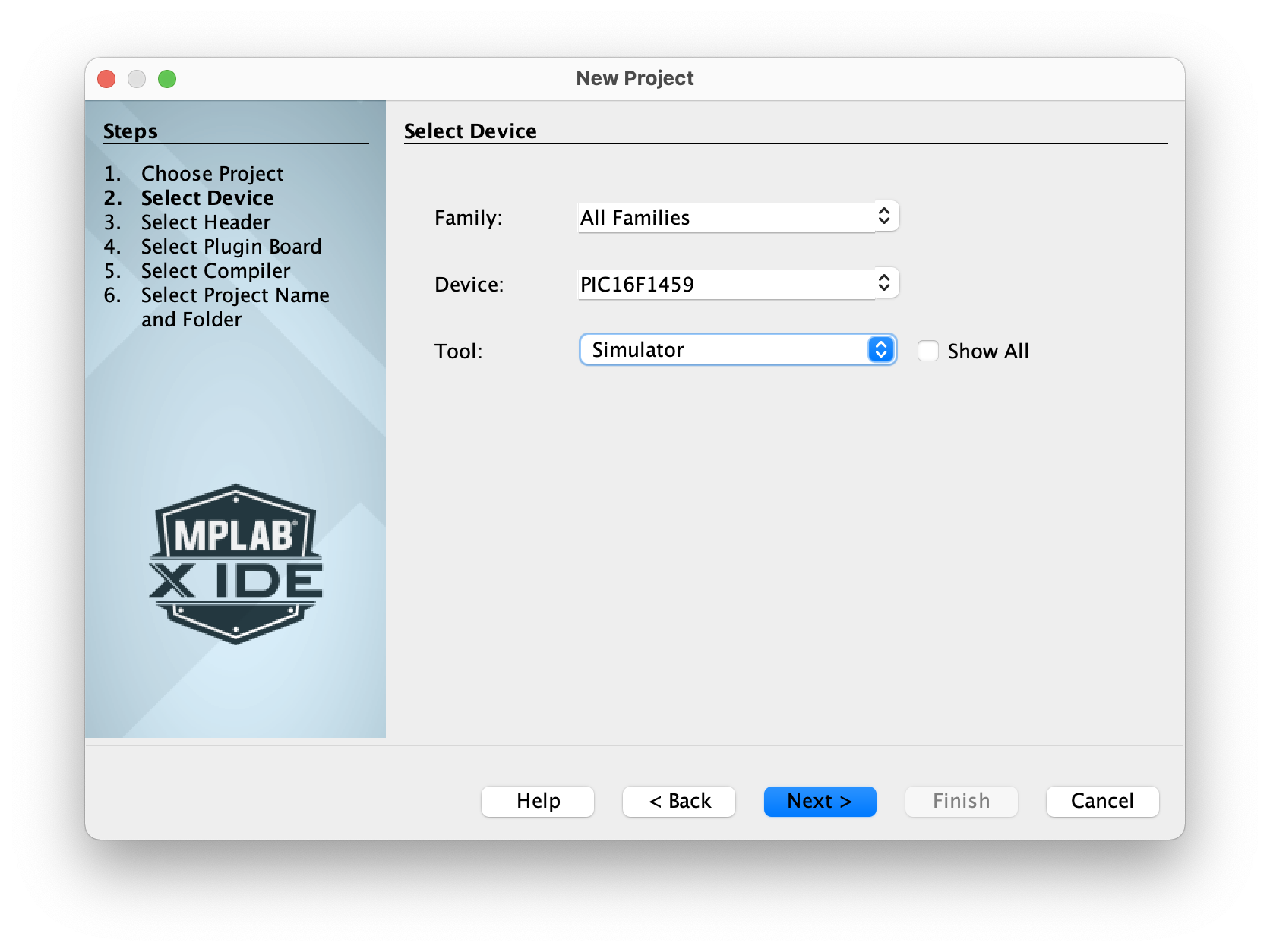 Getting started with MPLAB X — mirobo