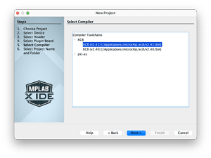 How to create a new Microchip MPLAB X IDE programming project. — mirobo