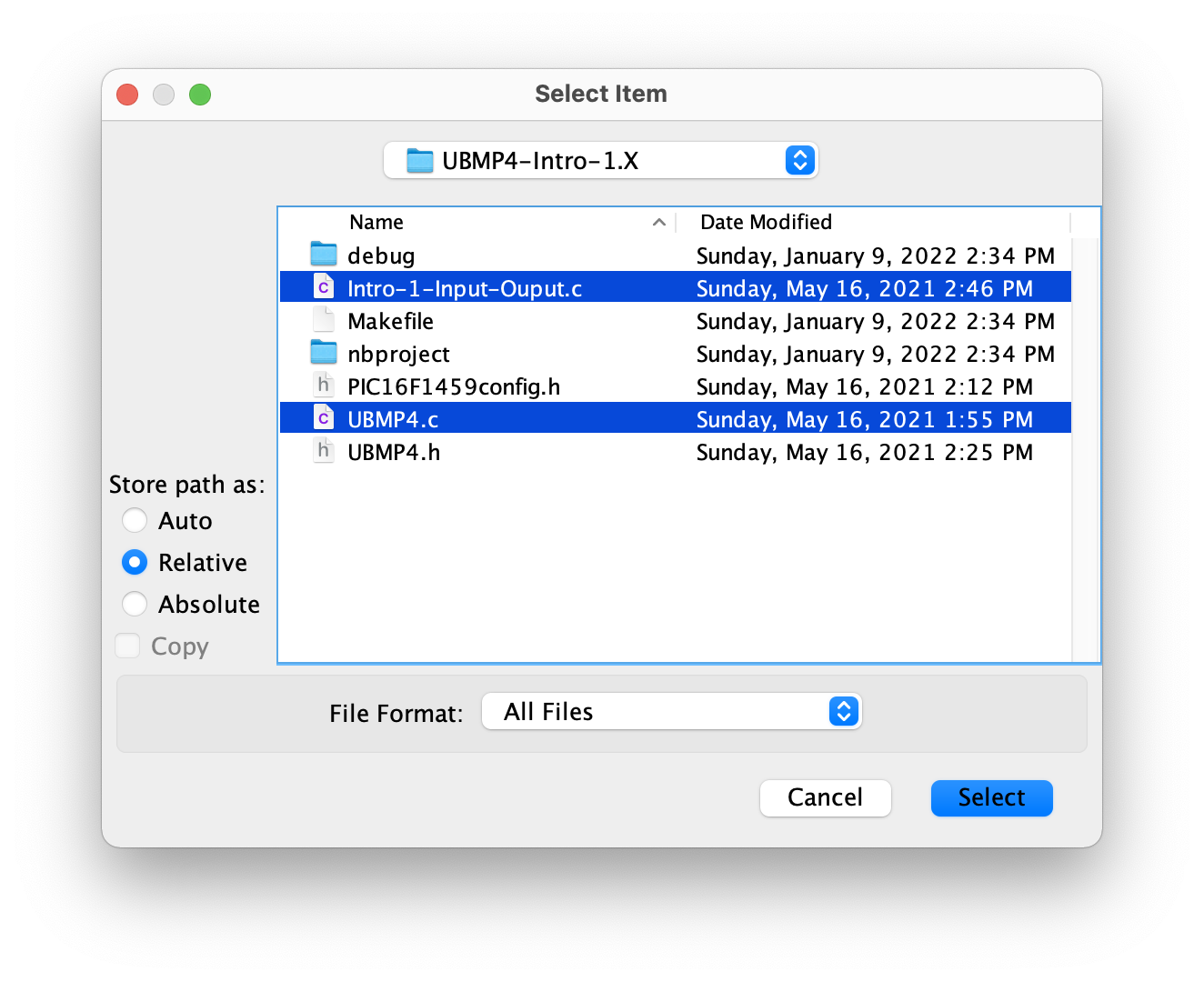 Getting started with MPLAB X — mirobo